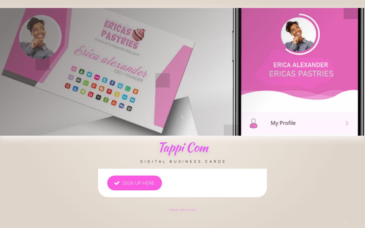 Tappi Com Sign Up Form